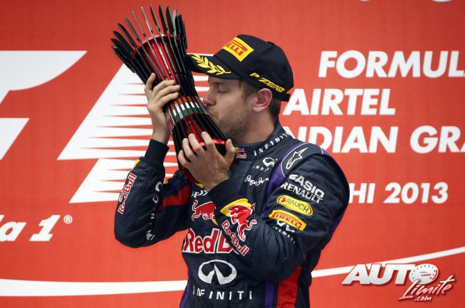 El cuarto título de Vettel. GP de India 2013
