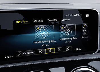 “AMG Track Pace” para analizar los datos de conducción en circuito